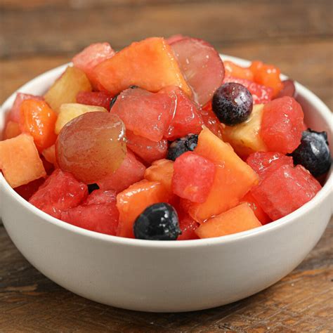 Easy Tropical Fruit Salad The Salty Cooker Flavorful Simple Recipes For Everyday Cooking