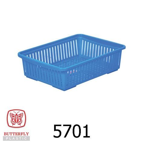 Plastic Rectangular Basket Supplier Butterfly Household Plastic