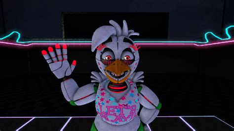 Advanced Chica Joins You For The Party Holidays By Jonlukevilletvart