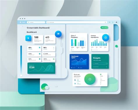 Modern Crm Dashboard Interface Premium Ai Generated Image