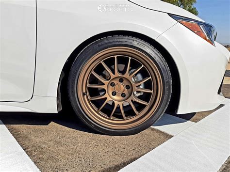 2021 Toyota Corolla With 18x9 35 Kansei Corsa And 22540r18 Michelin