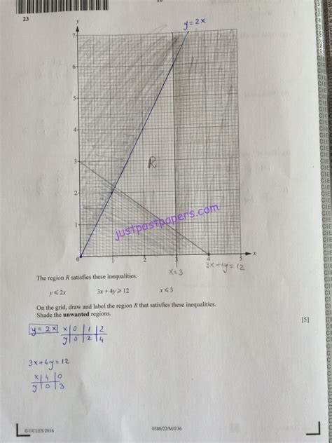 Cie 0580 Mathematics Extended Paper 22 May June 2016 Answers