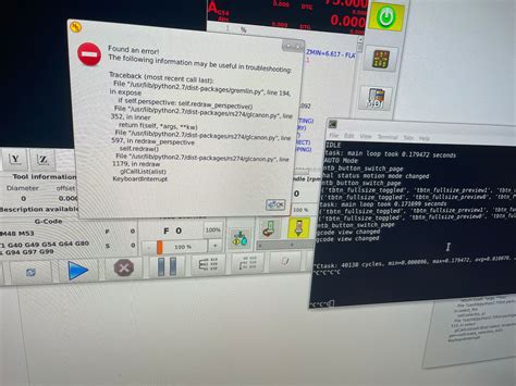 all guis freeze when navigating 3d viewer linuxcnc