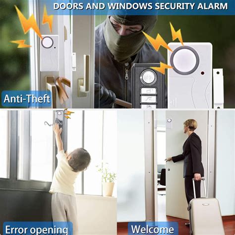 Аларма за врати прозорци търговски площи с дистанционно управление Emag Bg