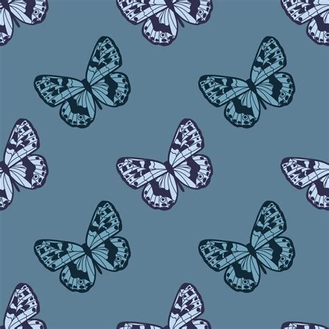 Premium Vector Butterfly Seamless Repeat Pattern Background