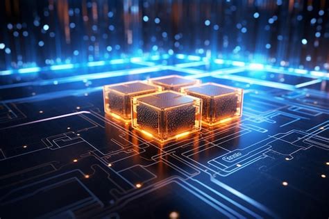 Premium Photo Quantum Machine Learning Background With Quantum Neural