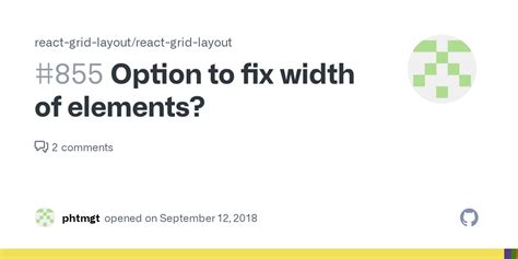 Option To Fix Width Of Elements Issue React Grid Layout React Grid Layout GitHub