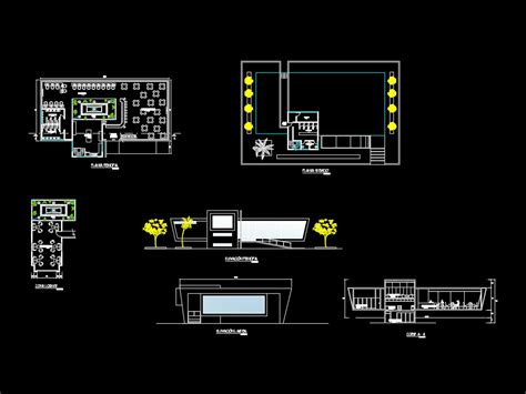 Cafeteria Dwg Block For Autocad Designs Cad 490x517