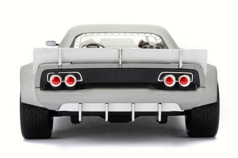 Doms Ice Charger F8 Fate Of Furious Gun Metal Jada 98291 1 24