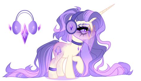 Mlp Next Gen Oc Rarity X Vinyl Scratch Adoptable By Just Silvushka On