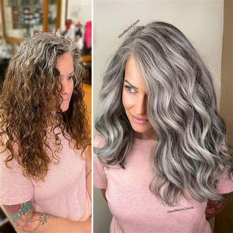 Celebrity Colorist Helps Women To Stop Covering Their Grey Roots And Embrace Their Natural Hair