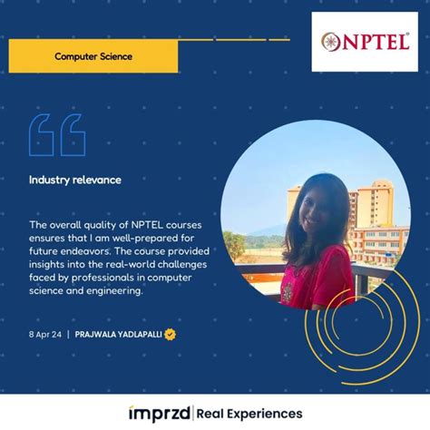 Prajwala Yadlapalli On Linkedin Nptel