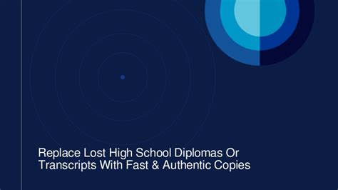 Edocr Replace Lost High School Diplomas Or Transcripts With Fast And Authentic Copies