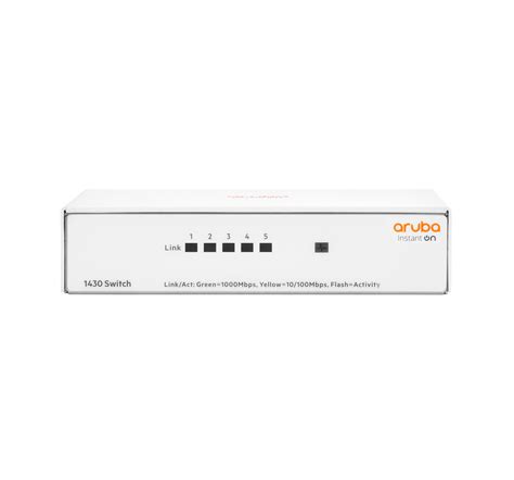 HPE Networking Instant On 1430 5 Port Gigabit Switch R8R44A ABB