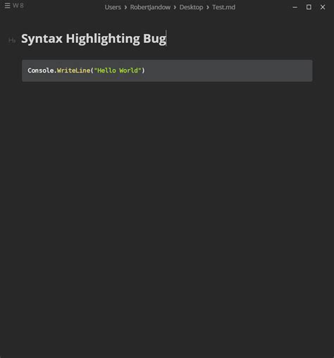Syntax Highlighting When Reopening Files Issue Marktext Marktext GitHub