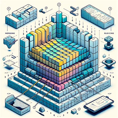 Numpyの 次元配列について