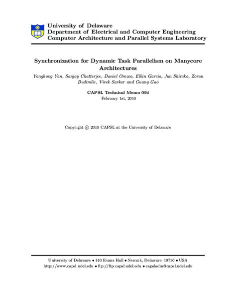 pdf university of delaware department of electrical and computer engineering computer