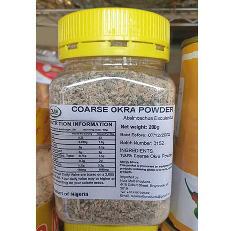 Okra Powder Celolo