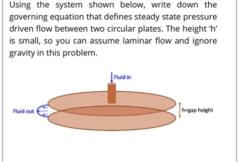 Using The System Shown Below Write Down The Governming Equation That Defines Steady State