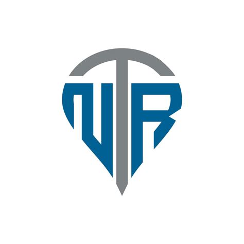 Ntr Letter Logo Design Ntr Creative Monogram Initials Letter Logo