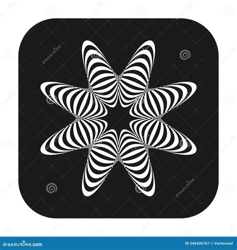 Abstract Geometric Symbol Icon Vector Graphics Illustration Stock Vector Illustration Of
