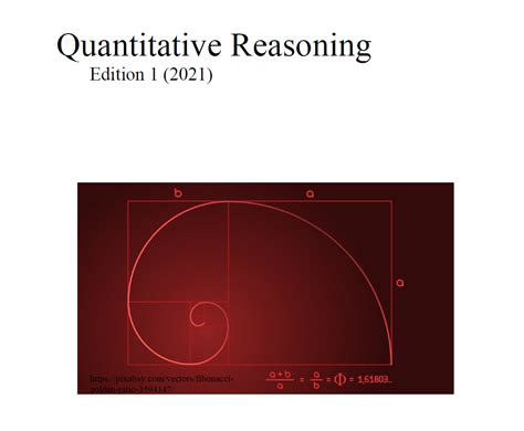 Quantitative Reasoning Edition 1 2021 Viva Open