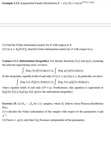 Solved Example Let X Xn Be I I D Samples X Chegg Com