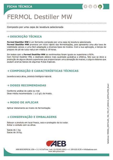 Levedura Fermol Destiller Mw Destiladores Caseiros