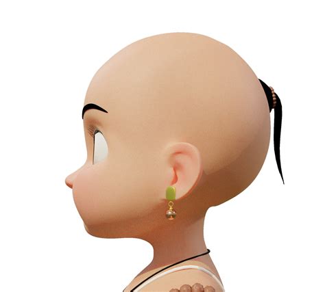 Cartoon Indian Pandit 3d Model By Jiten