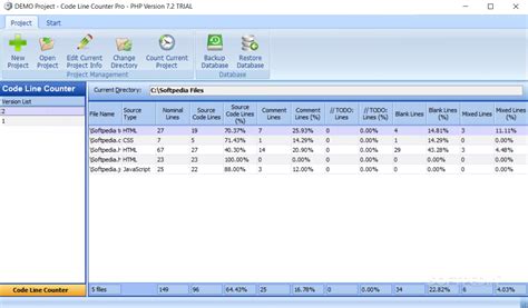 Code Line Counter Pro PHP Version Download Softpedia