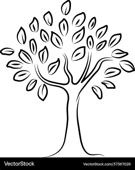 Tree Drawing Line