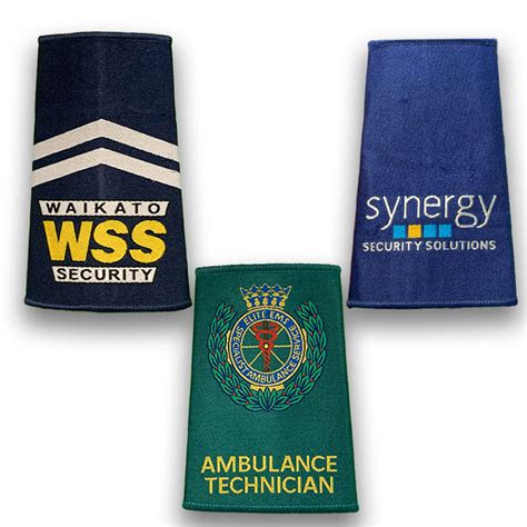 Embroidered Epaulettes Embroidery Badge