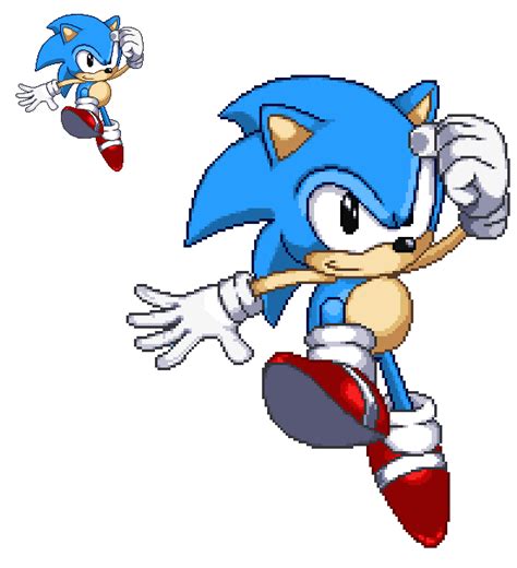 Classic Sonic Pixel Art By Darktremor100 On Deviantart