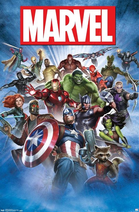 Trends International Marvel Comics Pôster De Parede Group Shot 56 8