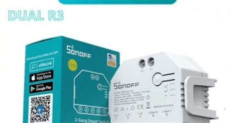 Sonoff Dual R3 Dual Smart WiFi Switch Relay Two Way Power Control Metering Smart Switch Price In