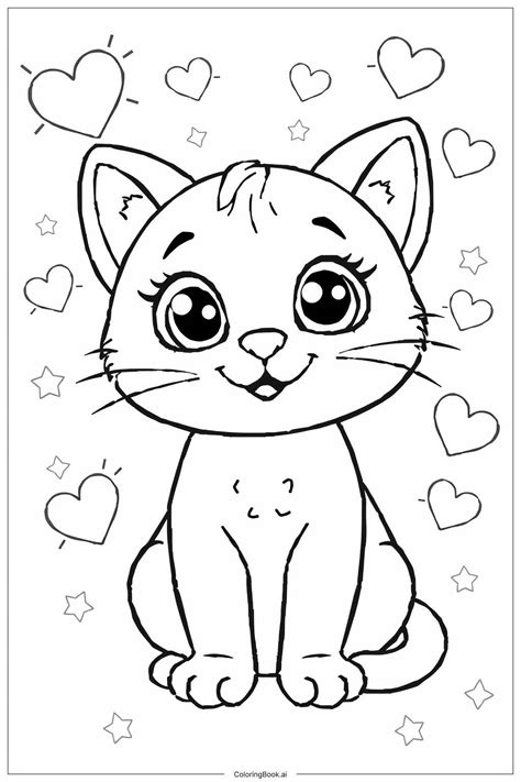 고양이 색칠공부 87장 무료 Pdf・png 출력