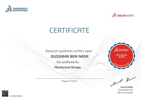 Solidworks Expert Ben Nasr Oussama Cpi M Sc 23 Commentaires