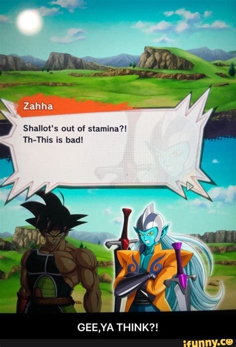 Shallots Out Oi Stamina Th This Is Bad Geeya Think Geeya Think Ifunny Memes