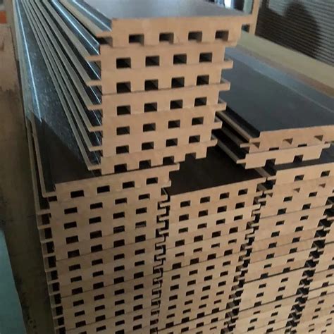 Decoration Bent Mdf Wave Timber 3d Mdf Wall Panel Flexible For Kitchen