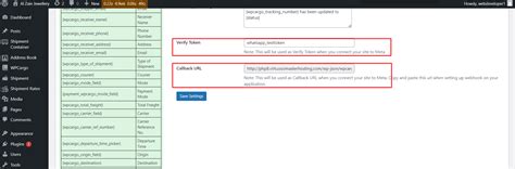 setup whatsapp notification webhook wpcargo