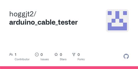 GitHub Hoggjt Arduino Cable Tester