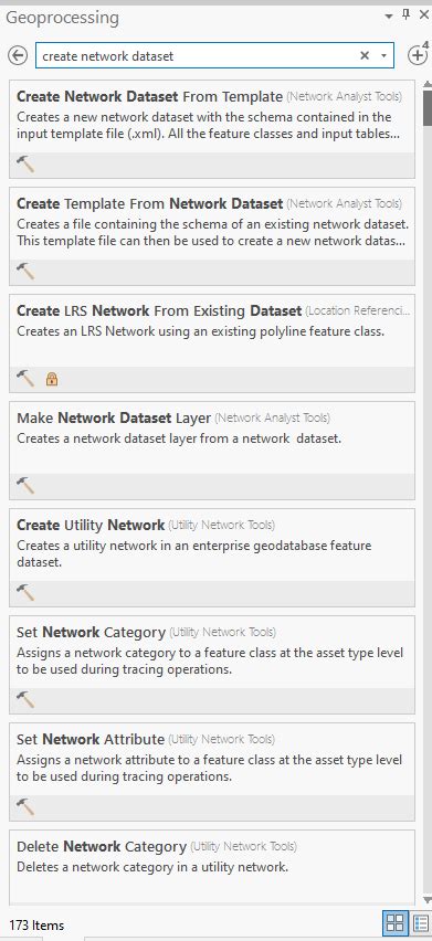 Can Not Create New Network Dataset Esri Community