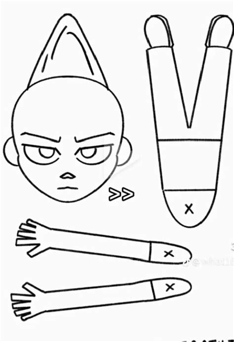 Muñeco De Papel Dibujo De Adorno Pegatinas Bonitas Paper Doll