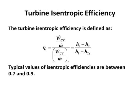 PPT Isentropic Efficiencies Of Turbines Compressors And Nozzles PowerPoint Presentation ID