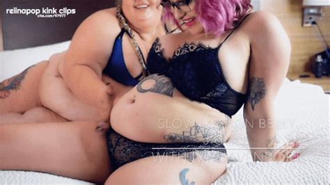 Slow Motion Belly Jiggle With Ivy Davenport Real Time Audio