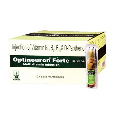 Buy Optineuron Forte Injection 3ml Online At Upto 25 Off Netmeds