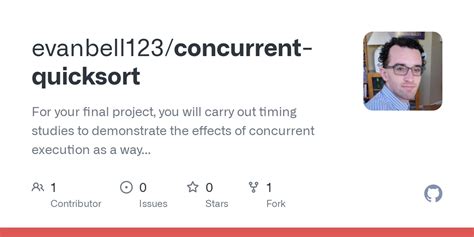github evanbell123 concurrent quicksort for your final project you