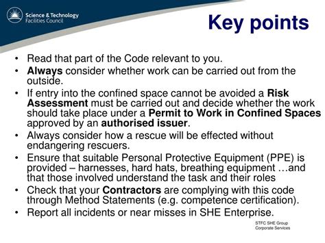 Ppt Stfc Safety Health And Environment She Codes Powerpoint
