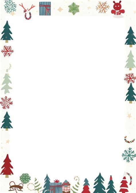 Cute Christmas Writing Template Free Download And Print For You