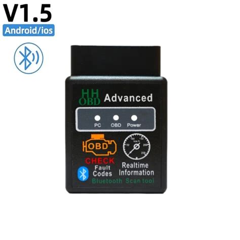 Car Hh Obd Advanced Obd2 Bluetooth Scanner Read And Erase Fault Code